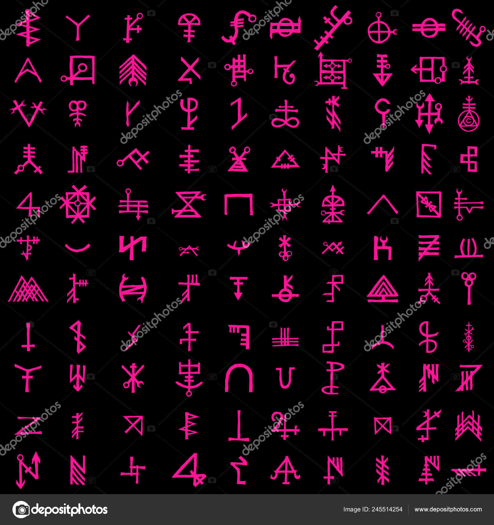 Screen Code Alternative Fiction Sci Alien Computer Symbols Artificial ...