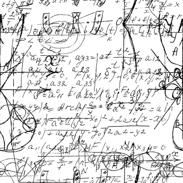 Math Seamless Pattern Endless Pattern Handwriting Various Operations ...