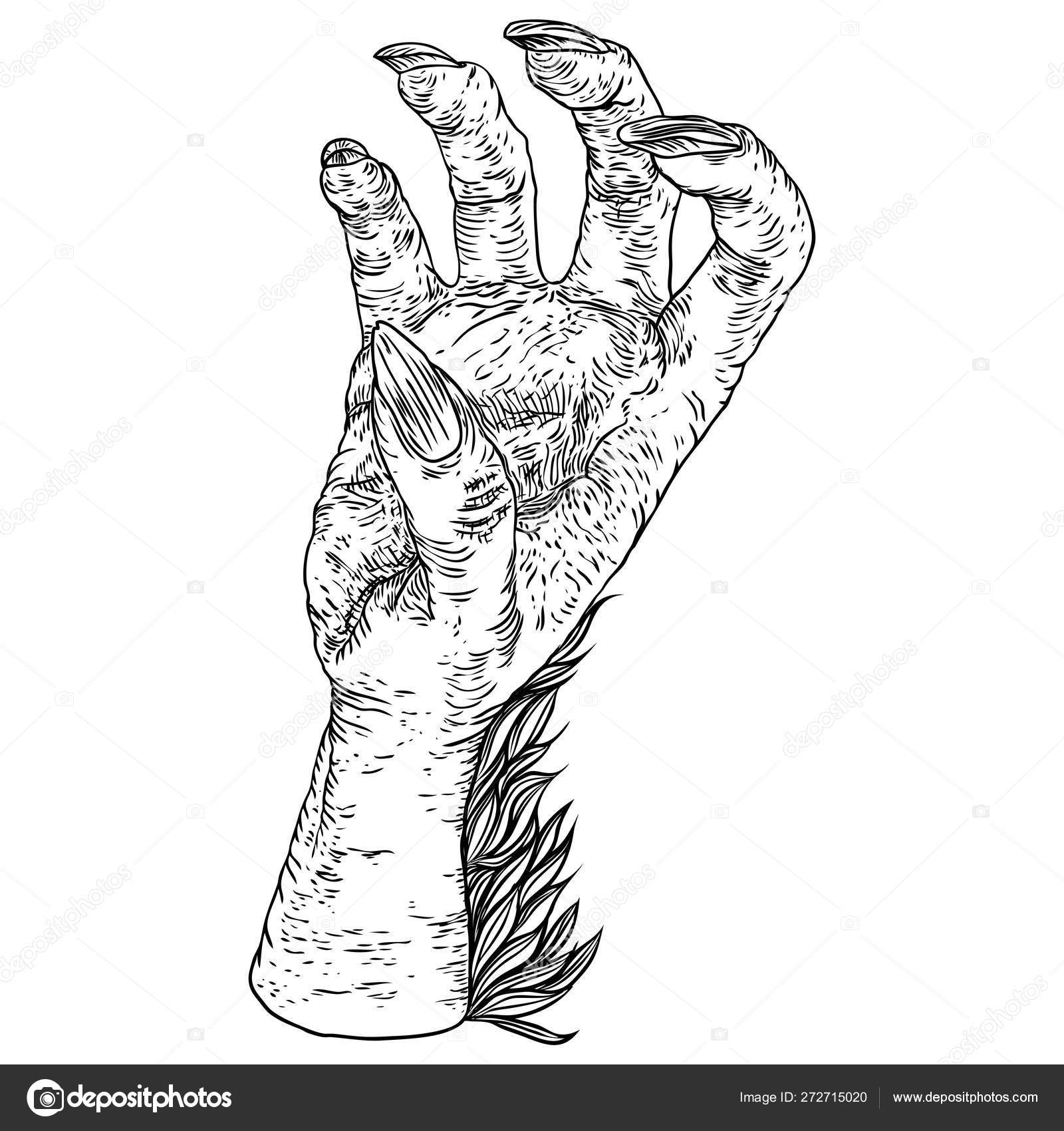 Monster Hand Sketch