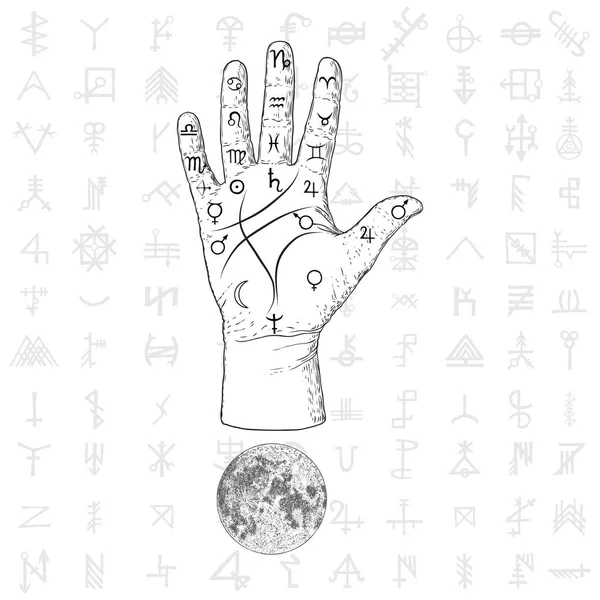 ᐈ Fortune telling symbols stock vectors, Royalty Free fortune teller ...