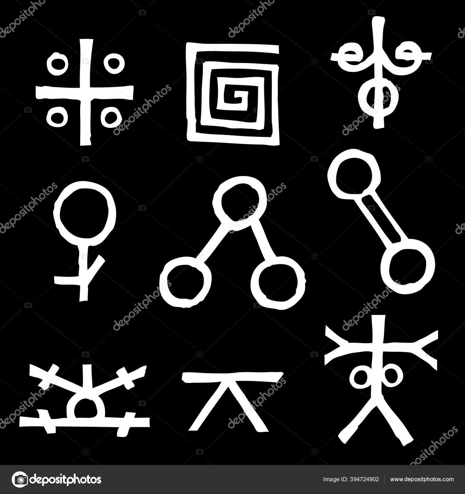 Wiccan Symbols Imaginary Cross Symbols Inspired Antichrist Pentagram ...