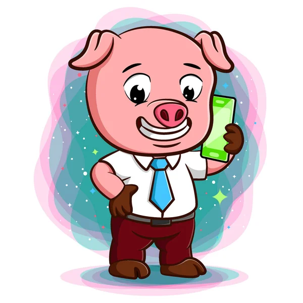 Greedy pig Vector Art Stock Images | Depositphotos