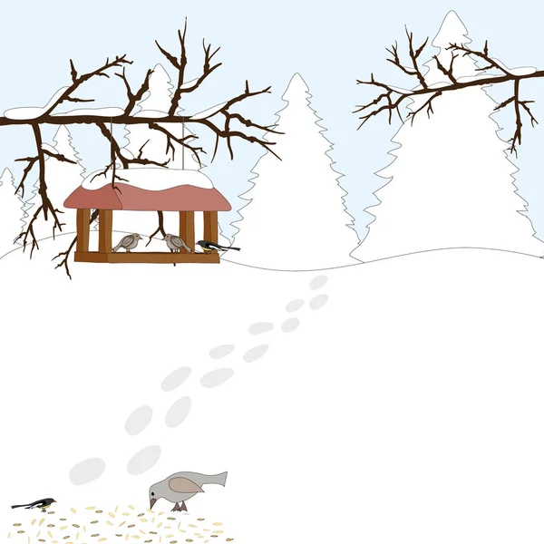 Semillas de invierno imágenes de stock de arte vectorial | Depositphotos