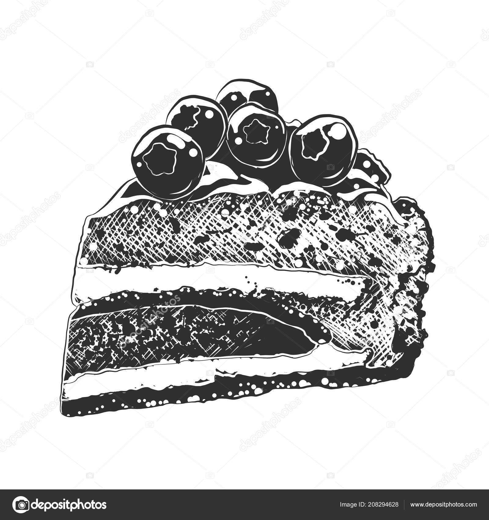 Cake Slice Drawing
