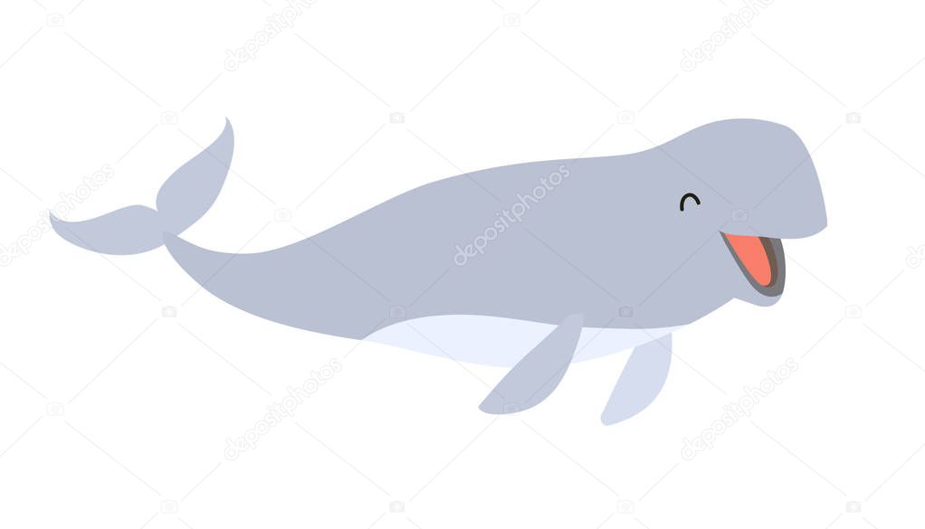 Icono de marsopa sin fin ilustración vectorial. Animales de perdiz de ...