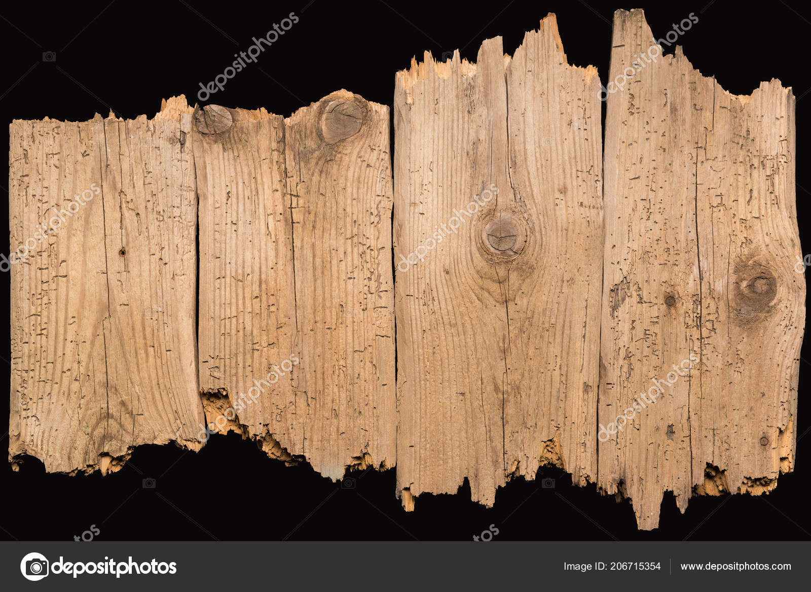 Old Damaged Wood Plank Texture Isolated Black Stock Photo by ©Flash-Stock 206715354