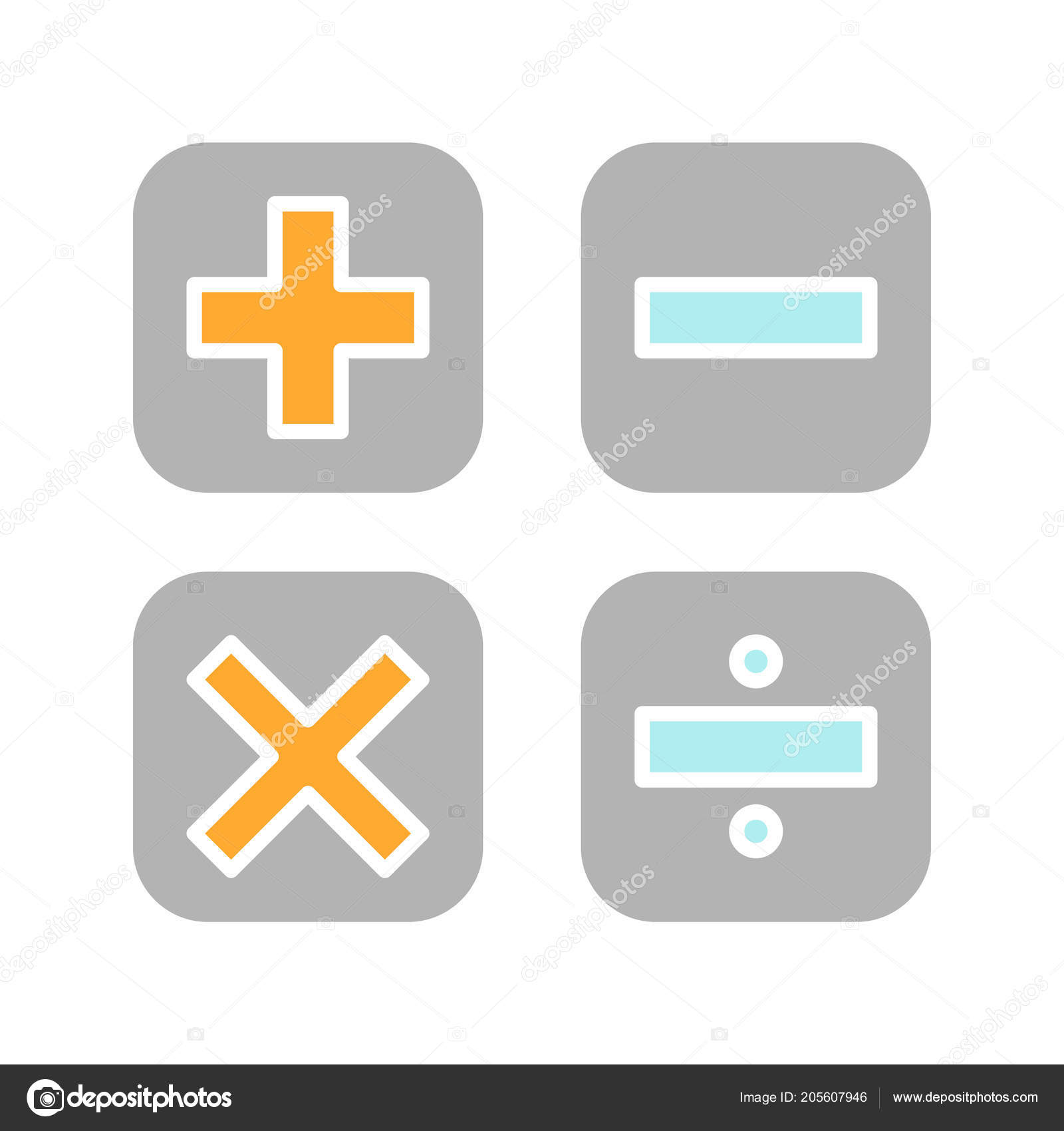 Maths Symbols Glyph Color Icon Calculating Elementary Mathematics ... Maths Symbols Glyph Color Icon Calculating Elementary Mathematics ...