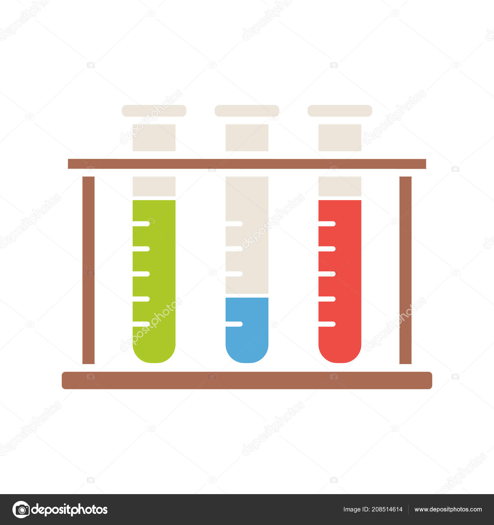 Cartoon Test Tube Rack