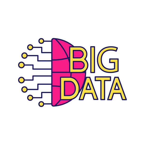 Big Data Color Icon Cloud Computing Stock Vector Image by ©bsd #213472866
