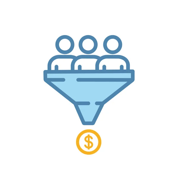 Client retention funnel Vector Art Stock Images | Depositphotos