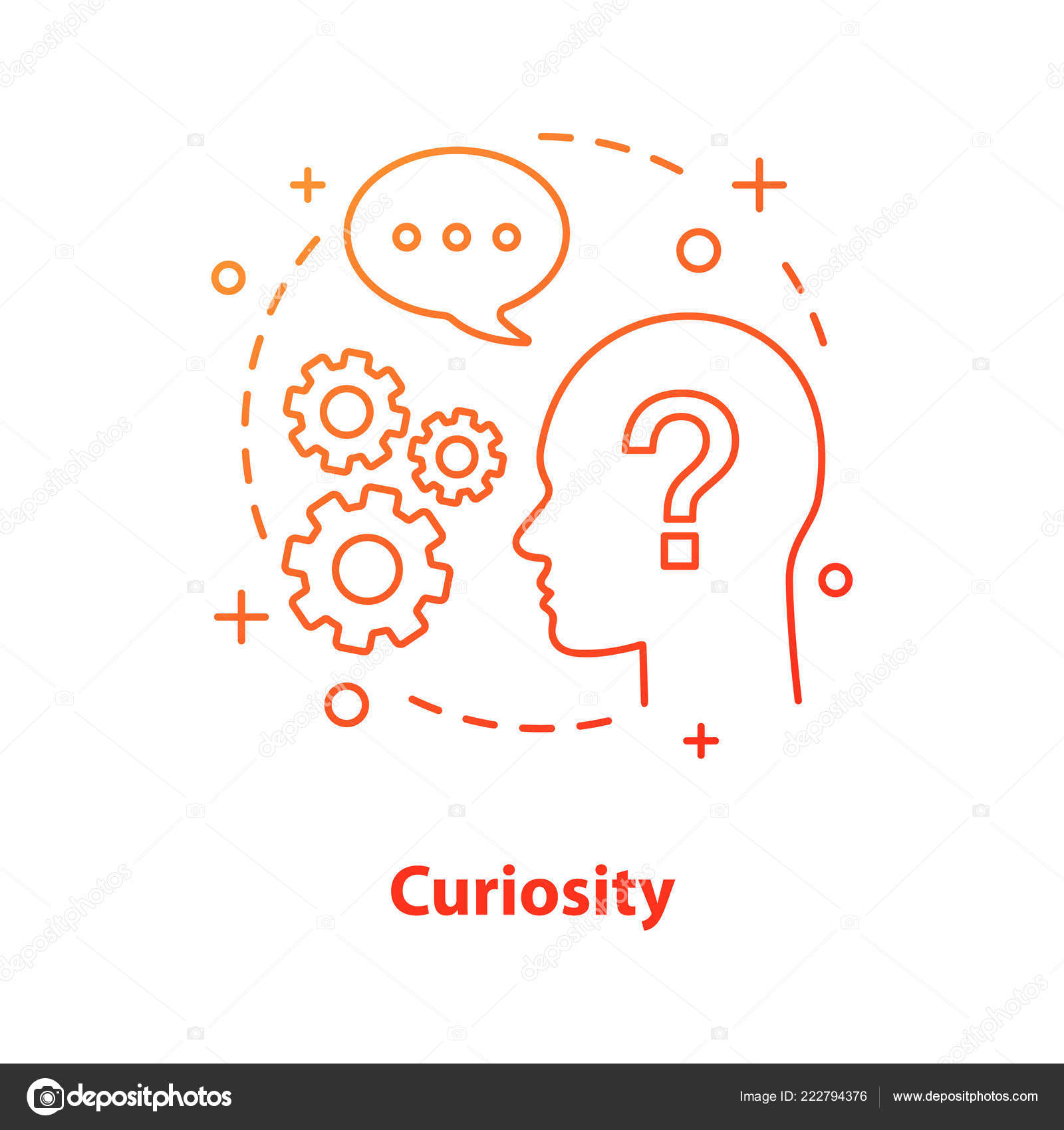 Curiosity Concept Icon Problem Solving Idea Thin Line Illustration ...