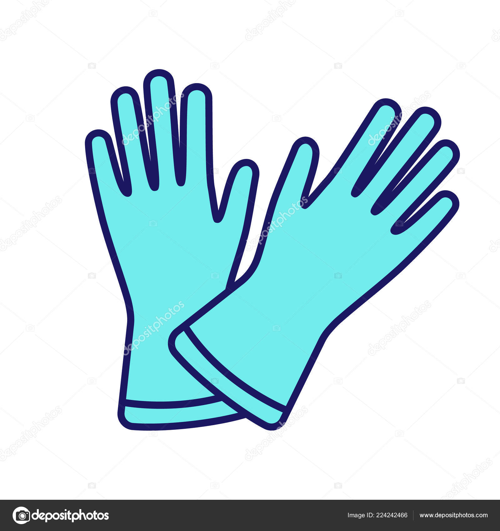 Latex Gloves Clip Art