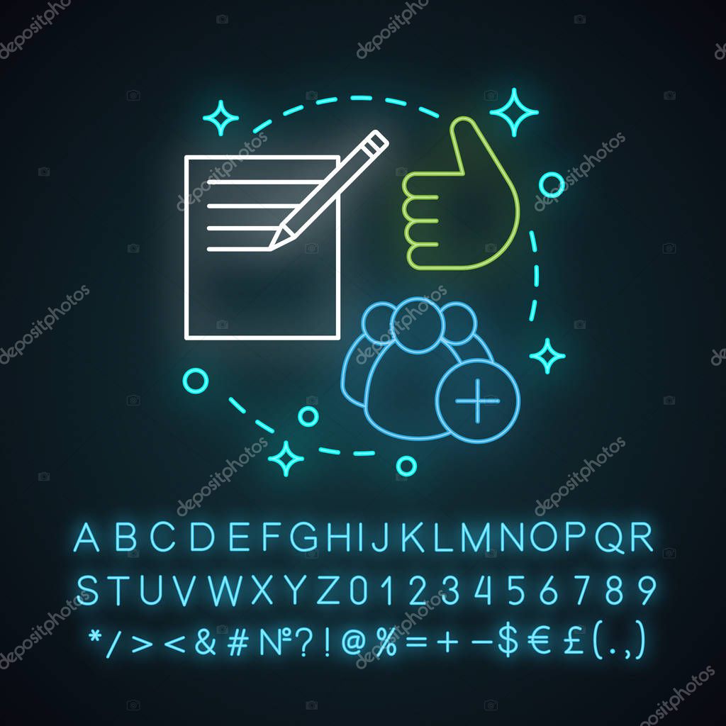 Inscríbete ahora icono concepto de luz de neón. Registro. Idea de ...