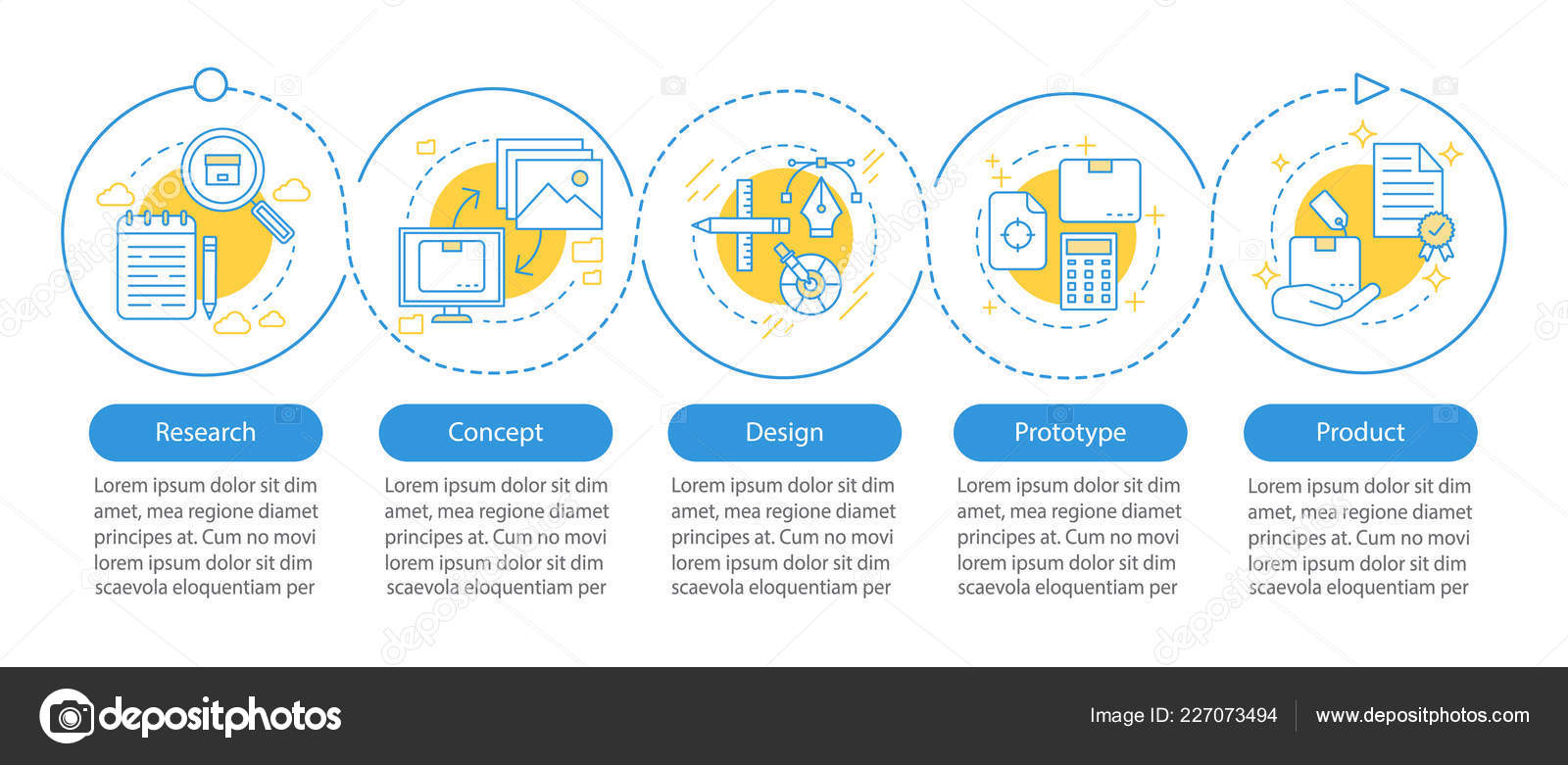 New Product Launch Vector Infographic Template Business