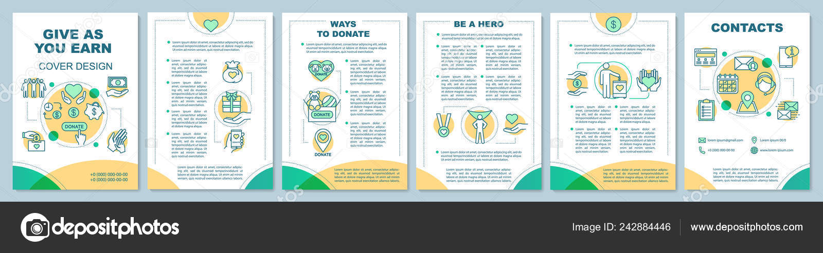 Community Service Brochure Templates