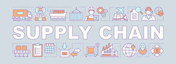 Supply chain logo Vektor Stok, Ilustrasi Supply chain logo Bebas ...