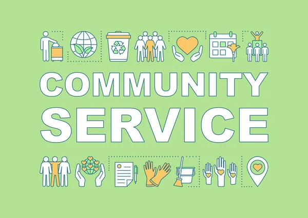 ᐈ Community service cartoon stock vectors, Royalty Free community ...