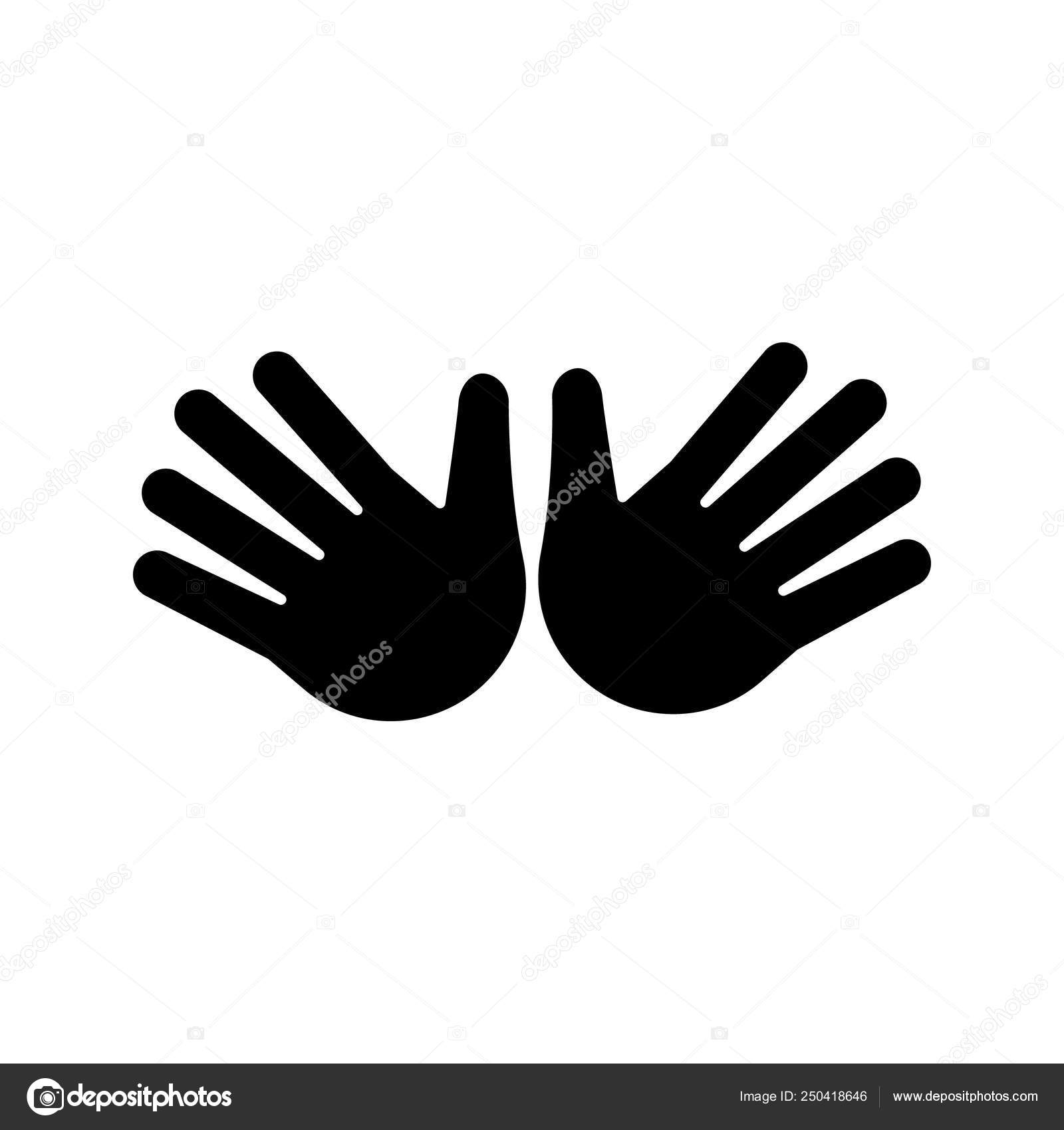 Open Hands Silhouette