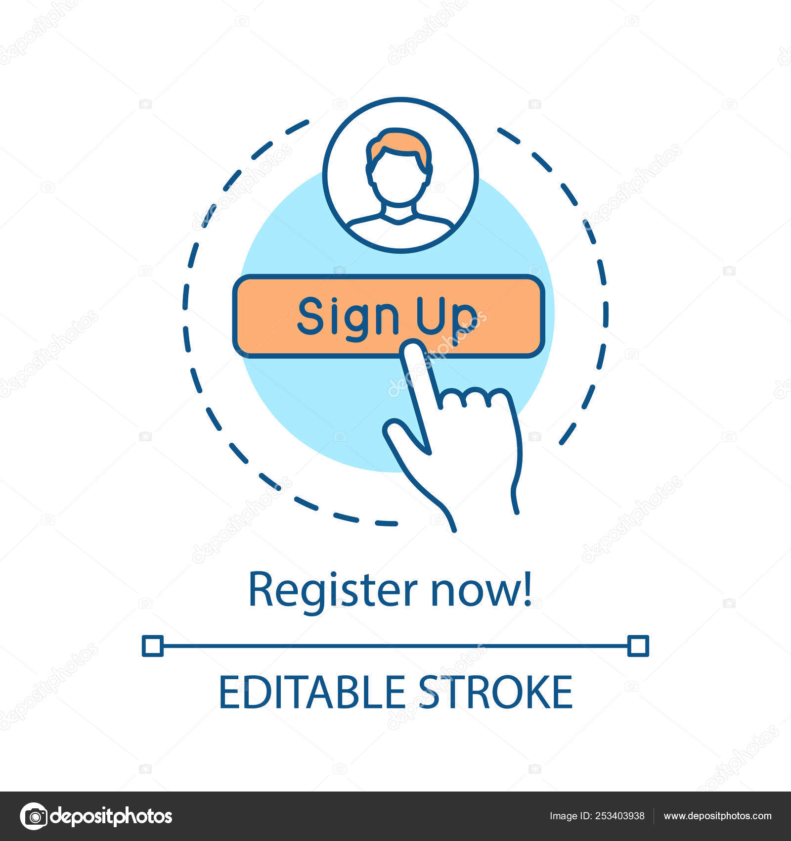 Sign Up Form Icon