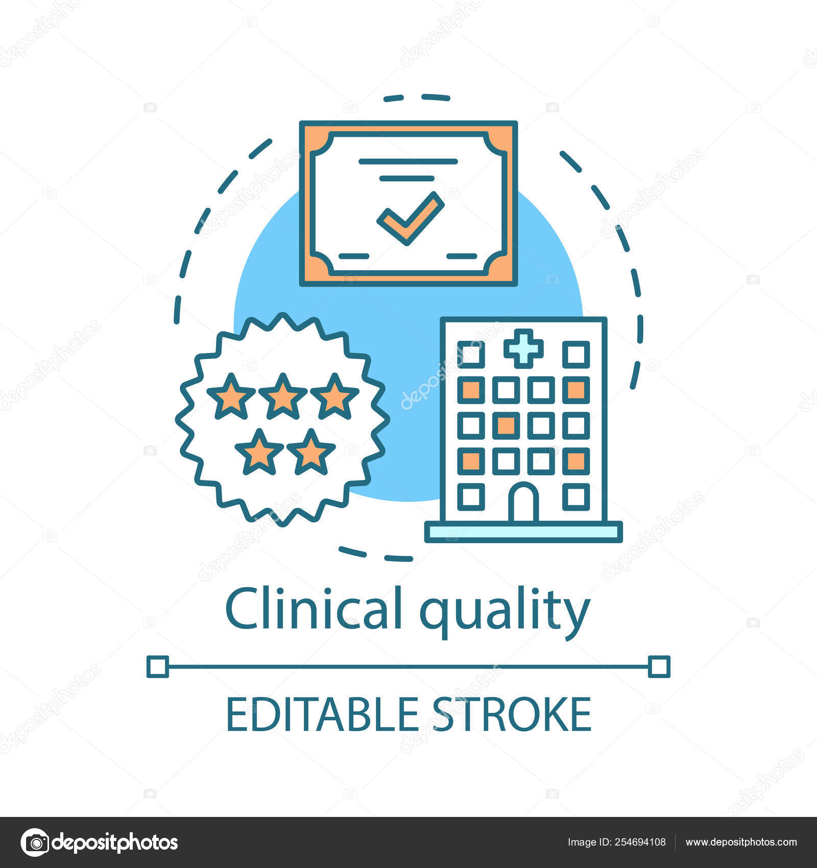 Concepción, Institución, LÍNEA, Abstracto, Logotipo Stock Vector by ...