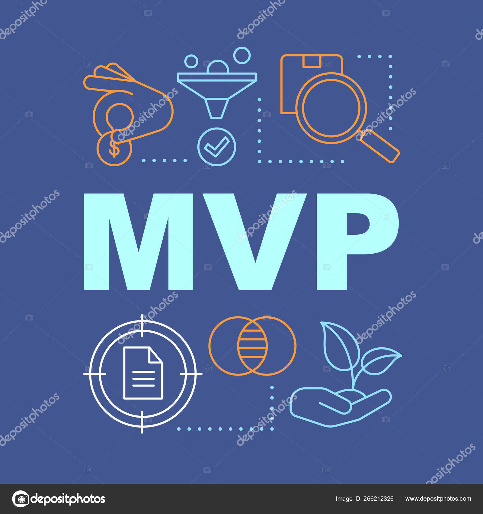MVP word concepts banner Stock Vector by ©bsd_studio 266212326