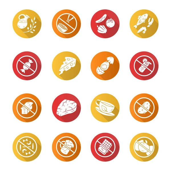Black Diets Pictogram Set — Stock Vector © Macrovector 93646866