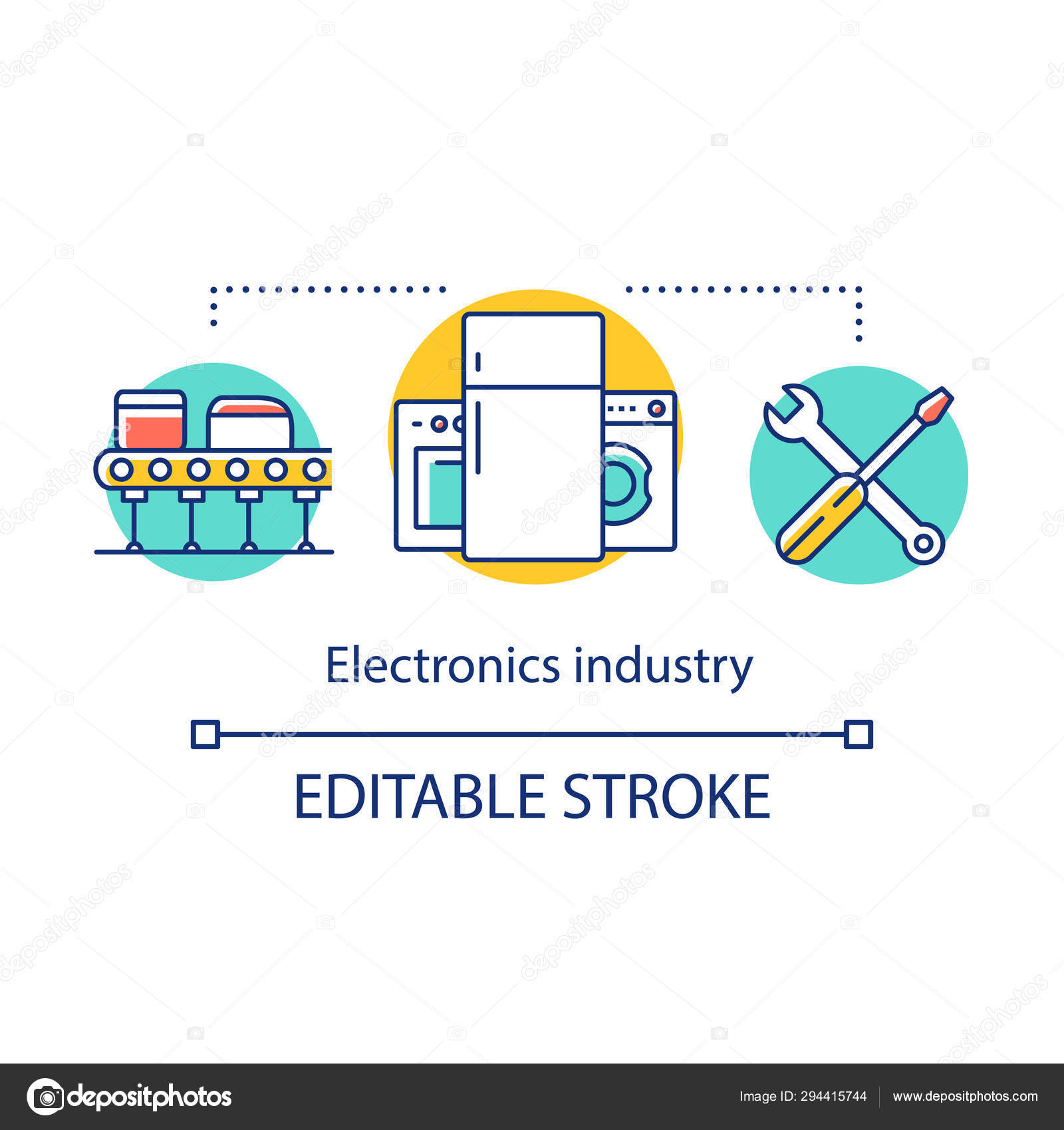 Electronics Industry Icon