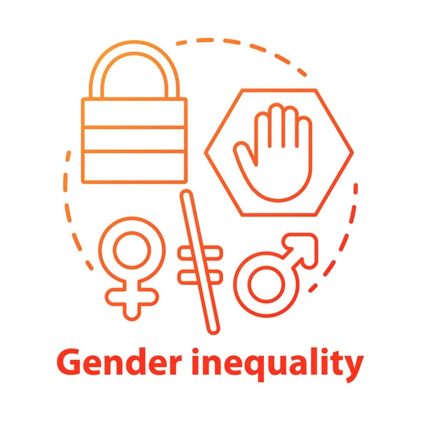Gender Equality Word Concepts Banner Social Inequality Sex