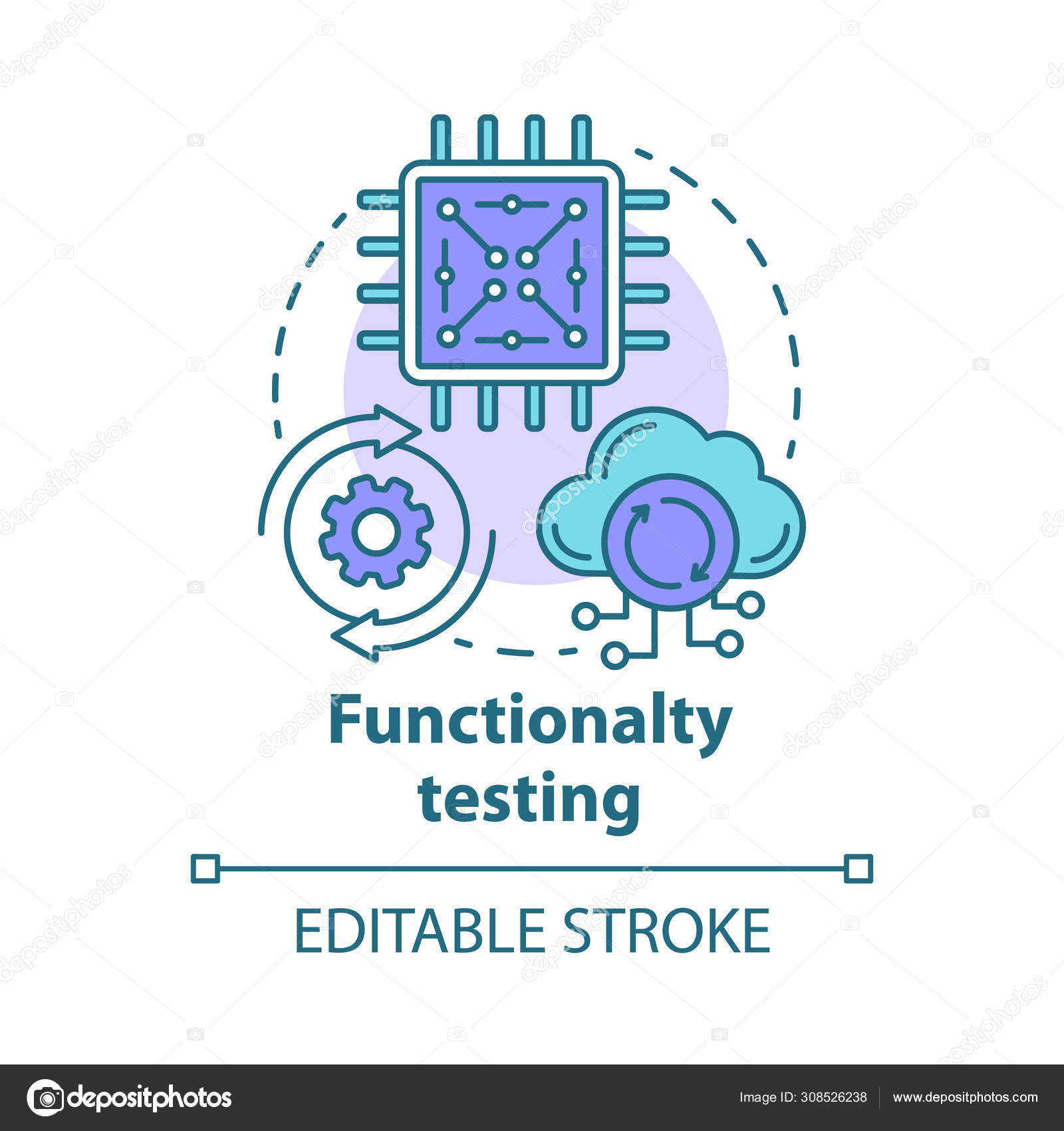 Functionality Testing Concept Icon Black Box Testing Idea Thin Line ...