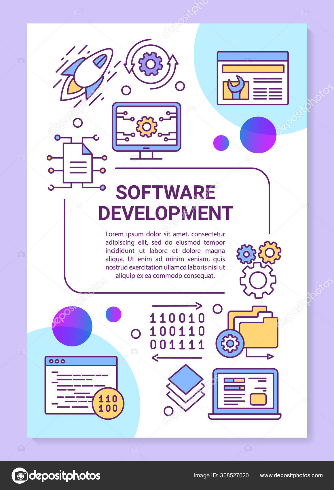 Software Development Poster Template Layout Banner Booklet Leaflet ... Software Development Poster Template Layout Banner Booklet Leaflet ...