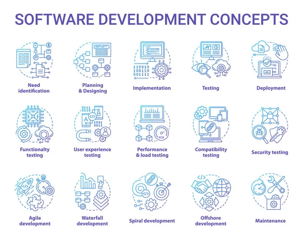 100,000 Software development icons Vector Images | Depositphotos