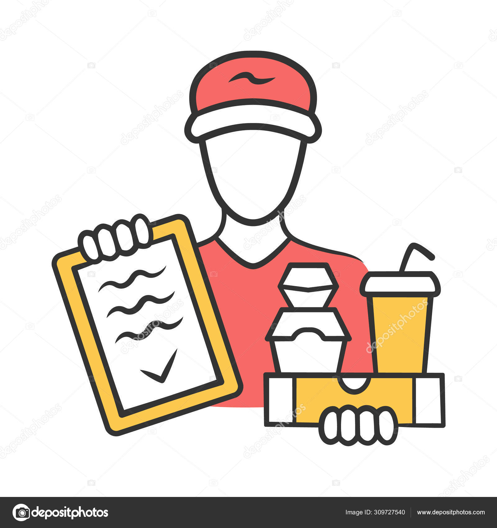Fast Food Delivery Icon