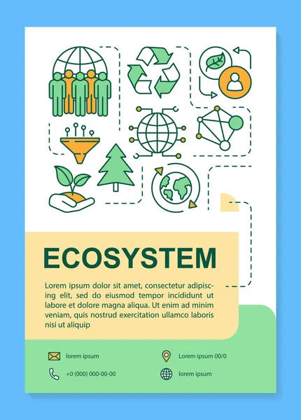 Planet Saving Concept Linear Illustration Vector Icons — Stock Vector ...