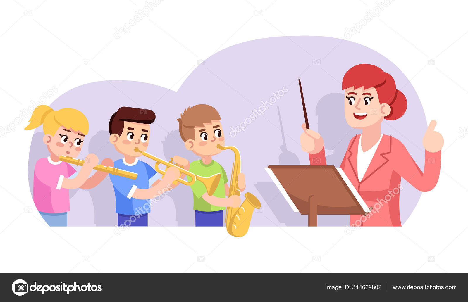 Choir Director Cartoon