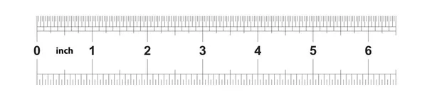 Ruler Inches Imperial Ruler Inches Metric Precise Measuring Tool ...