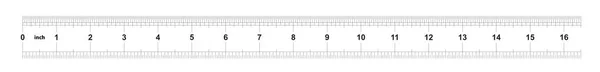 Ruler Inches Imperial Ruler Inches Metric Precise Measuring Tool Calibration Stock Vector by ...