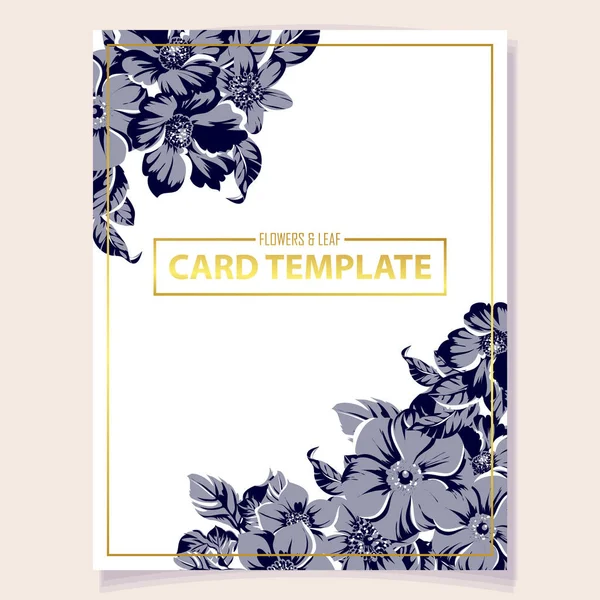 Beautiful Floral Card Background Vector Illustration Stock Vector by ...