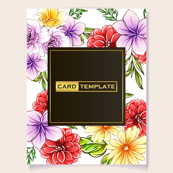 Vintage floral invitation card Stock Vector by ©All-about-Flowers 318800094