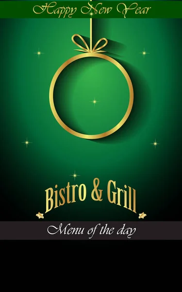 2024 Happy New Year Restaurant Menu Template Your Seasonal Flyers Stock ...