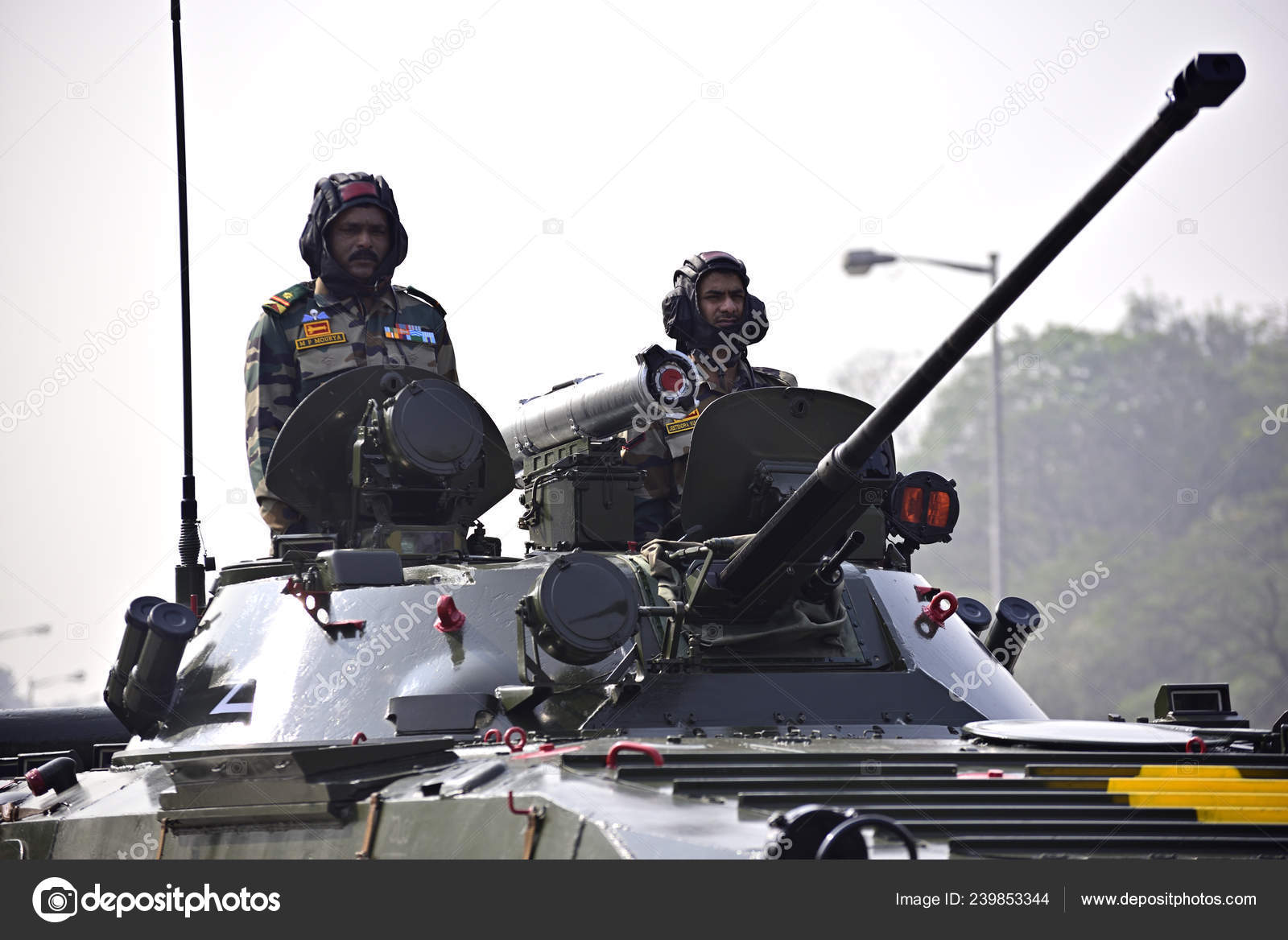 Calcutta India January 2019 Indian Army Practice Parade Republic Day ...