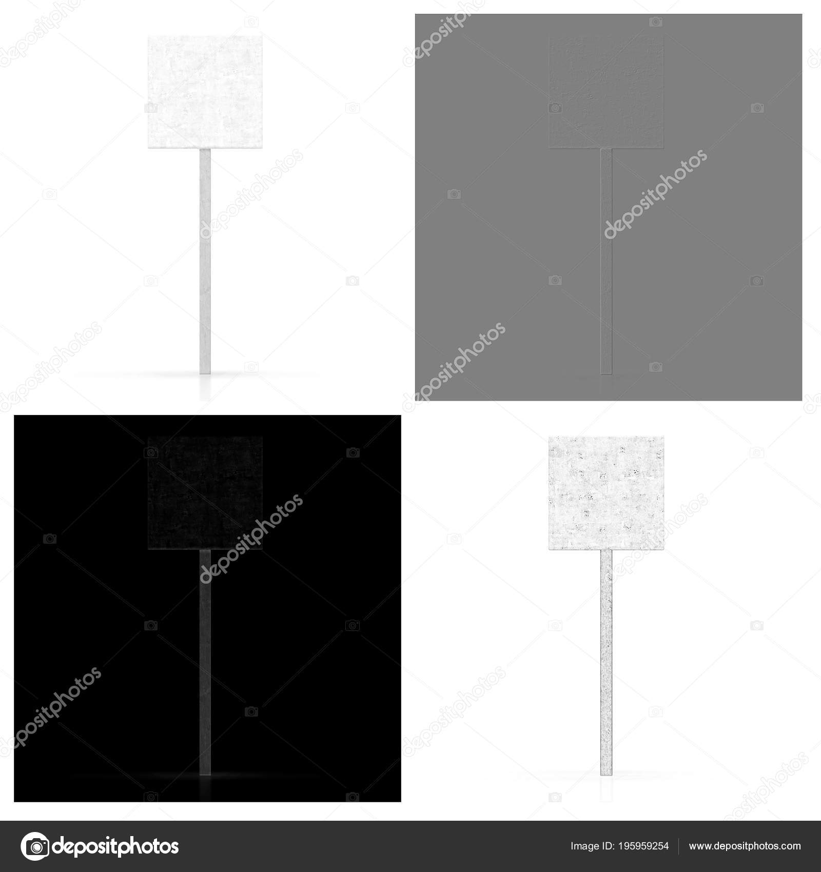 Empty Board Road Sign Texture Set Stock Photo by ©kues 195959254