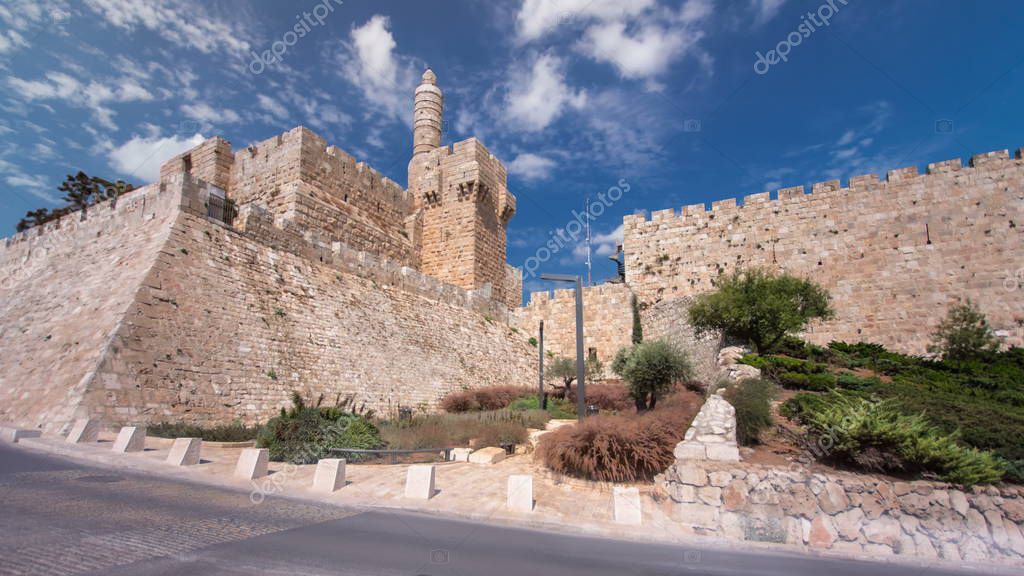 Tower of David timelapse hyperlapse se llama así porque los cristianos ...