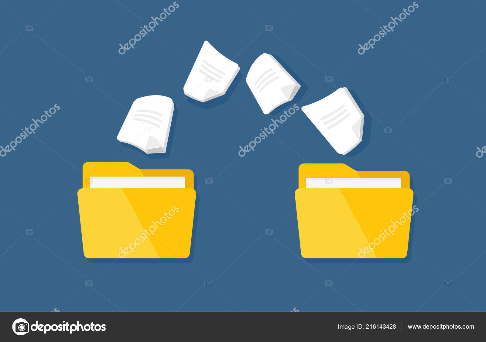Transfer Documentation Vector Flat Folders Paper Files Stock Vector by ... Transfer Documentation Vector Flat Folders Paper Files Stock Vector by ...
