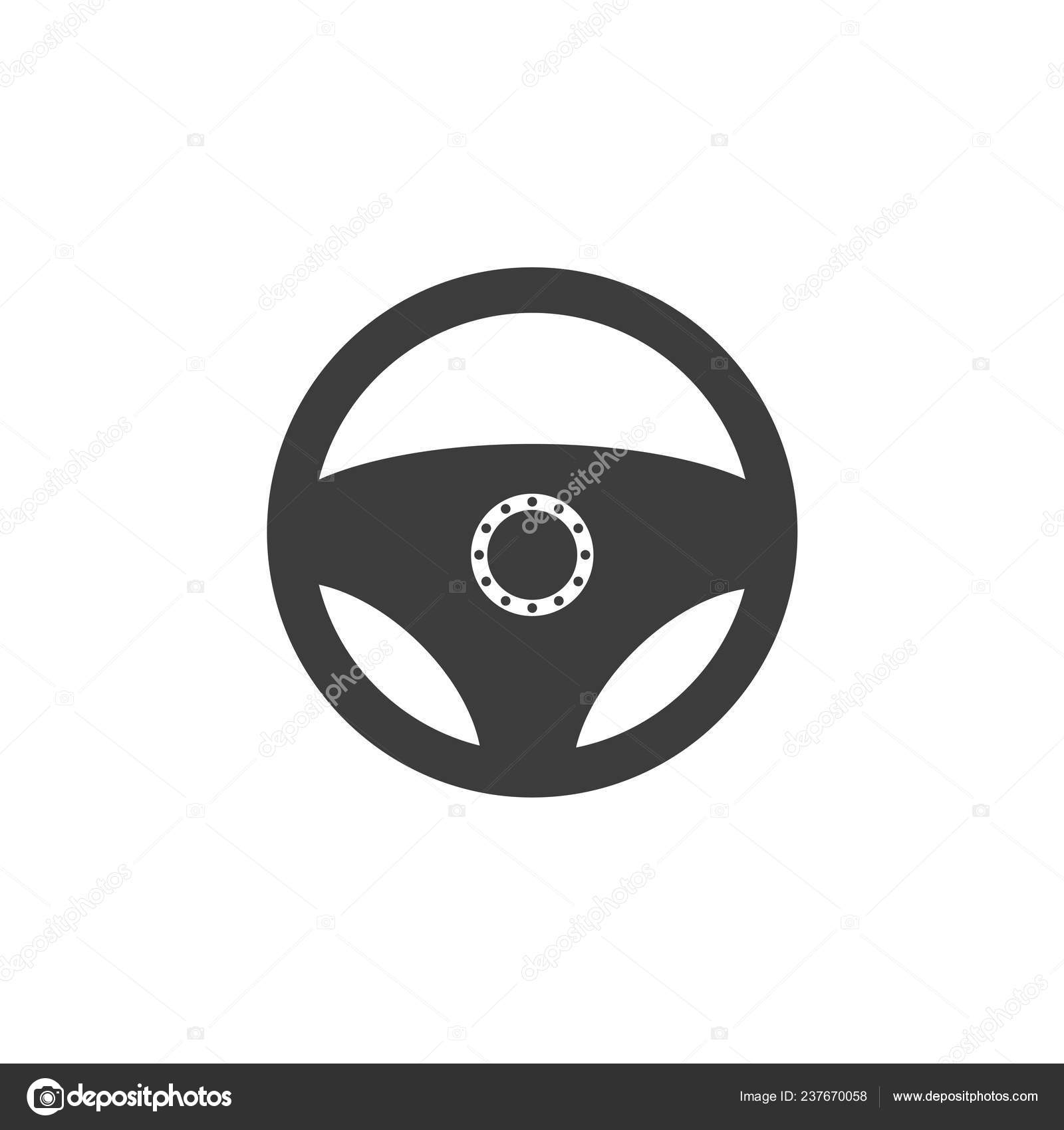 Icono Del Volante Vector