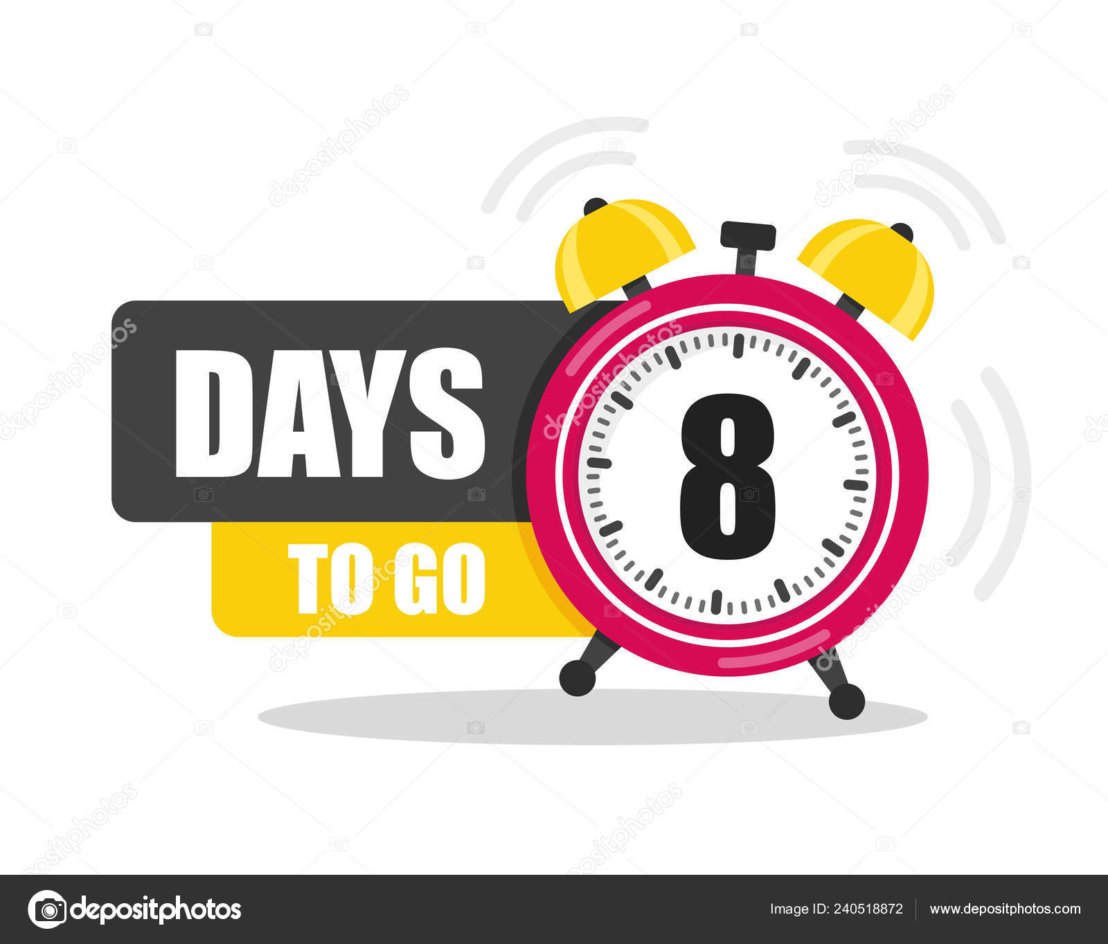 8 Days To Go Countdown