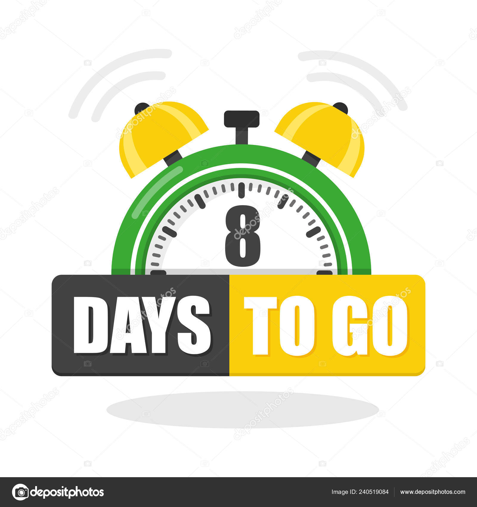 8 Days To Go Countdown