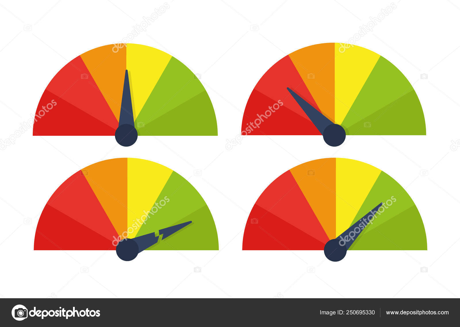 Speedometer Icon Sign Arrow Vector Illustration Stock Vector by ©4zeva ...