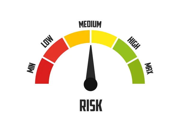Risk Concept Speedometer Vector Icon Stock Vector Image by ©4zeva ...