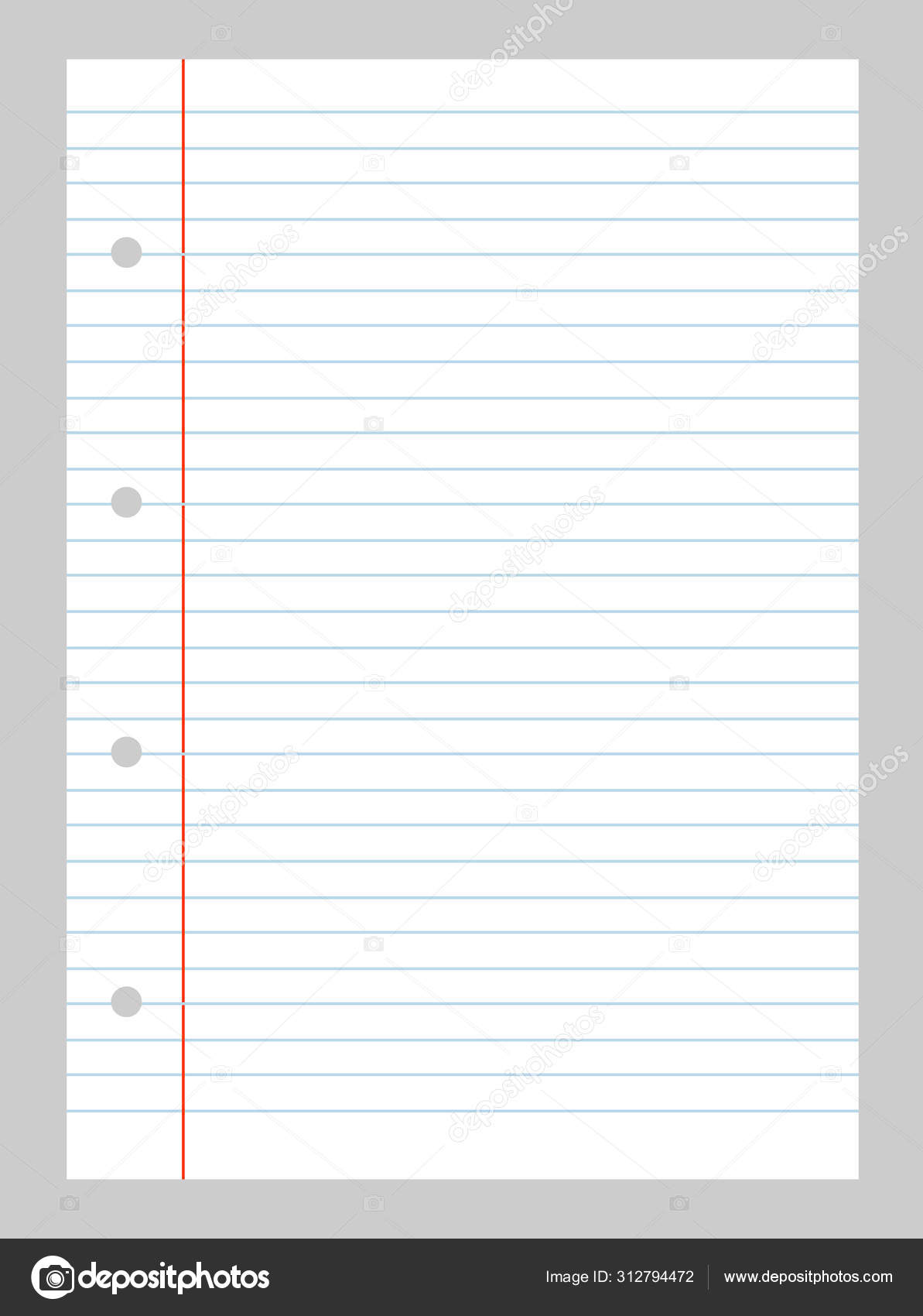 Vector illustration line of notebook for use as background Stock Vector ...