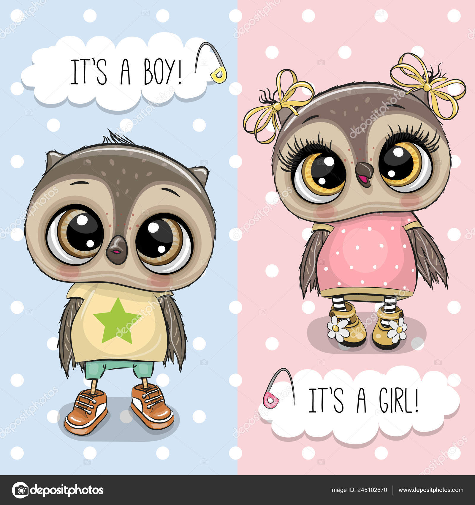 Baby Shower Owl Girl